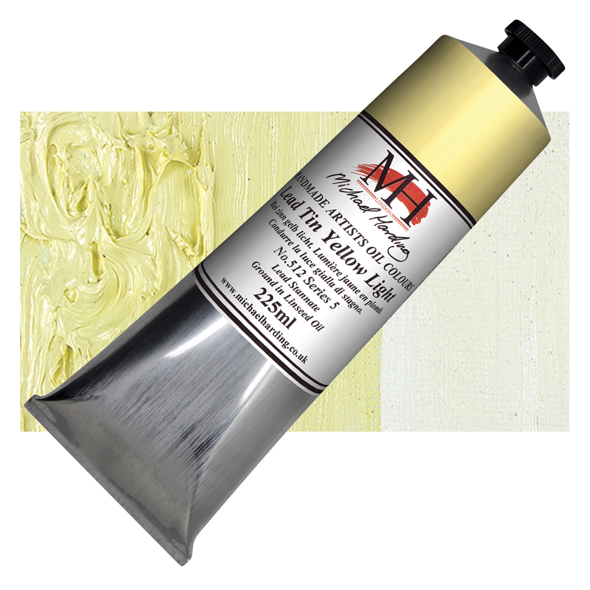 Michael Harding Artists Oil Color - Lead Tin Yellow, 225 ml tube ...