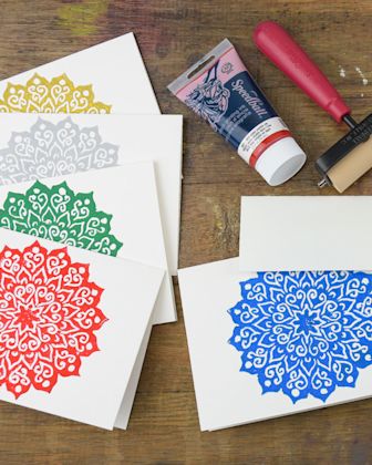 Block Print Cards - Project Ideas | BLICK Art Materials