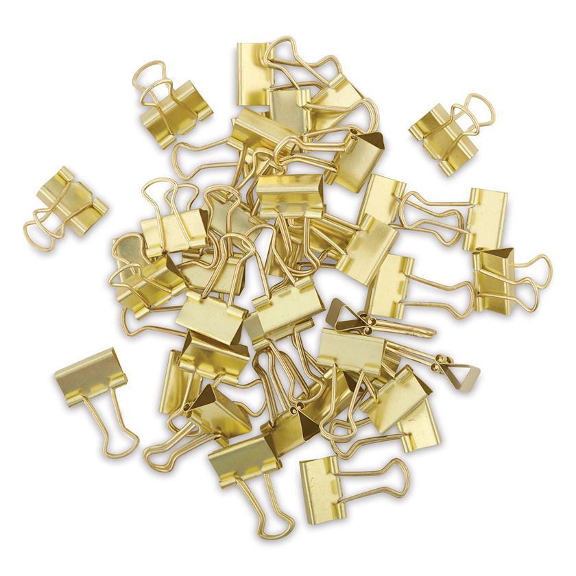 U Brands Gold Binder Clips | BLICK Art Materials