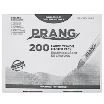 Prang Large Crayons - Master Pack, Pkg of 200, 8 Colors | BLICK Art ...