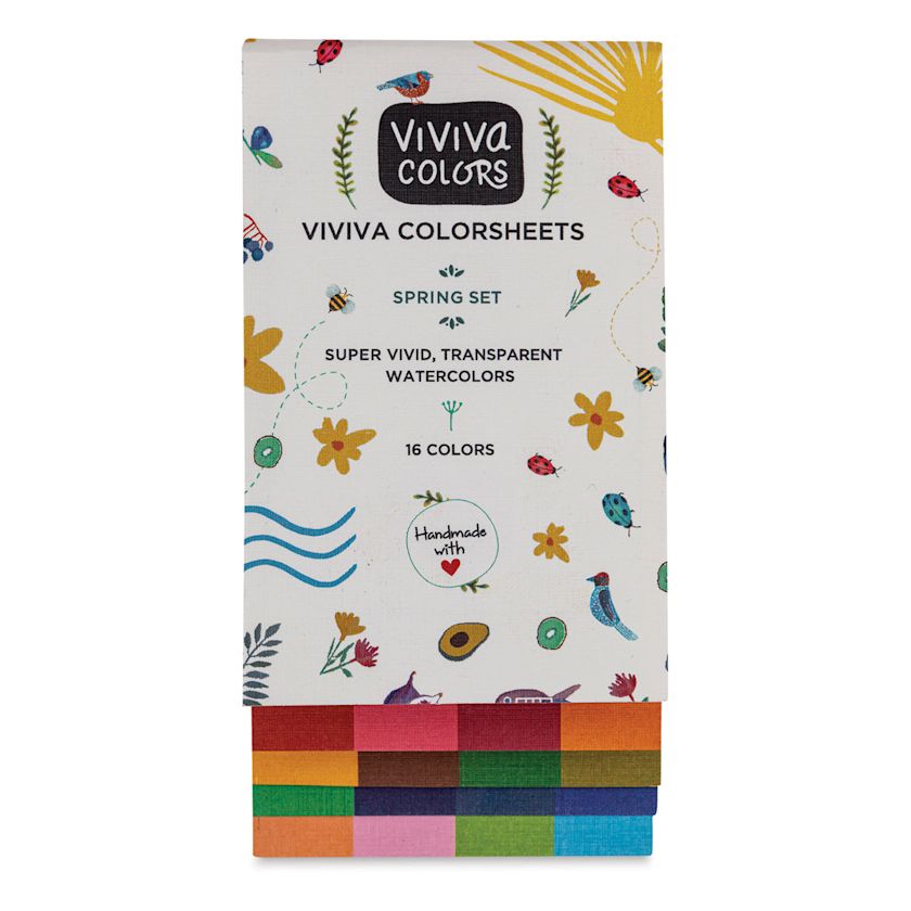 Viviva Colorsheets - Spring Colors, Set of 16 | BLICK Art Materials