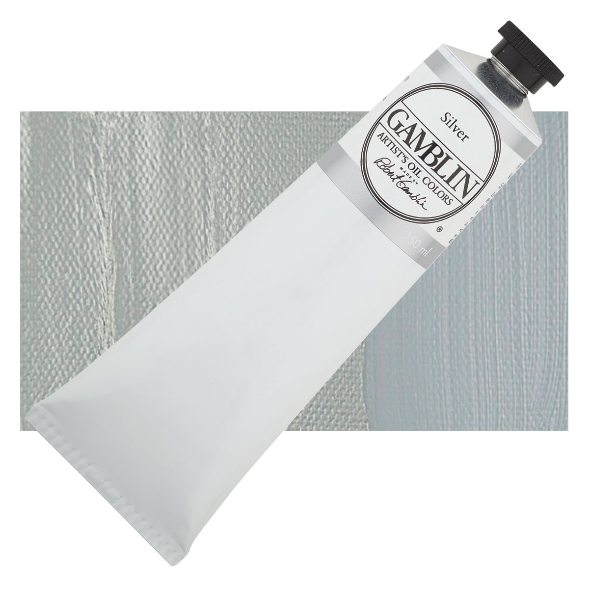 Gamblin Artist's Oil Color - Silver, 150 ml tube | BLICK Art Materials