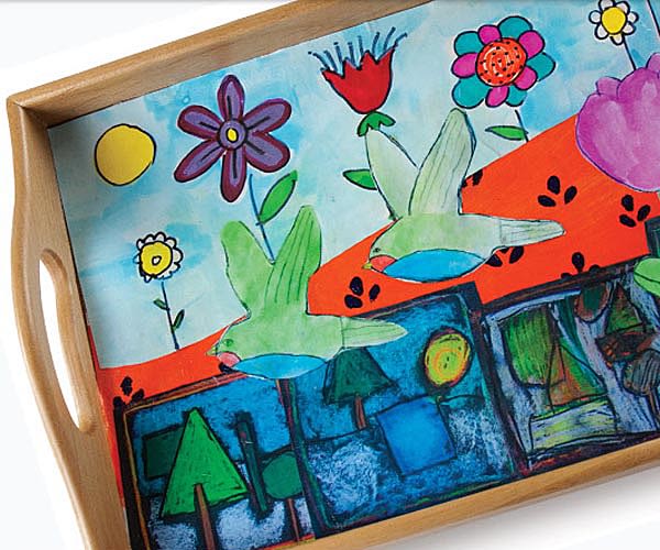Artistic Serving Tray - Project Idea | BLICK Art Materials