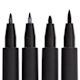 Faber-Castell Pitt Artist Pens - Modern Lettering Set, Black, Set of 4 ...