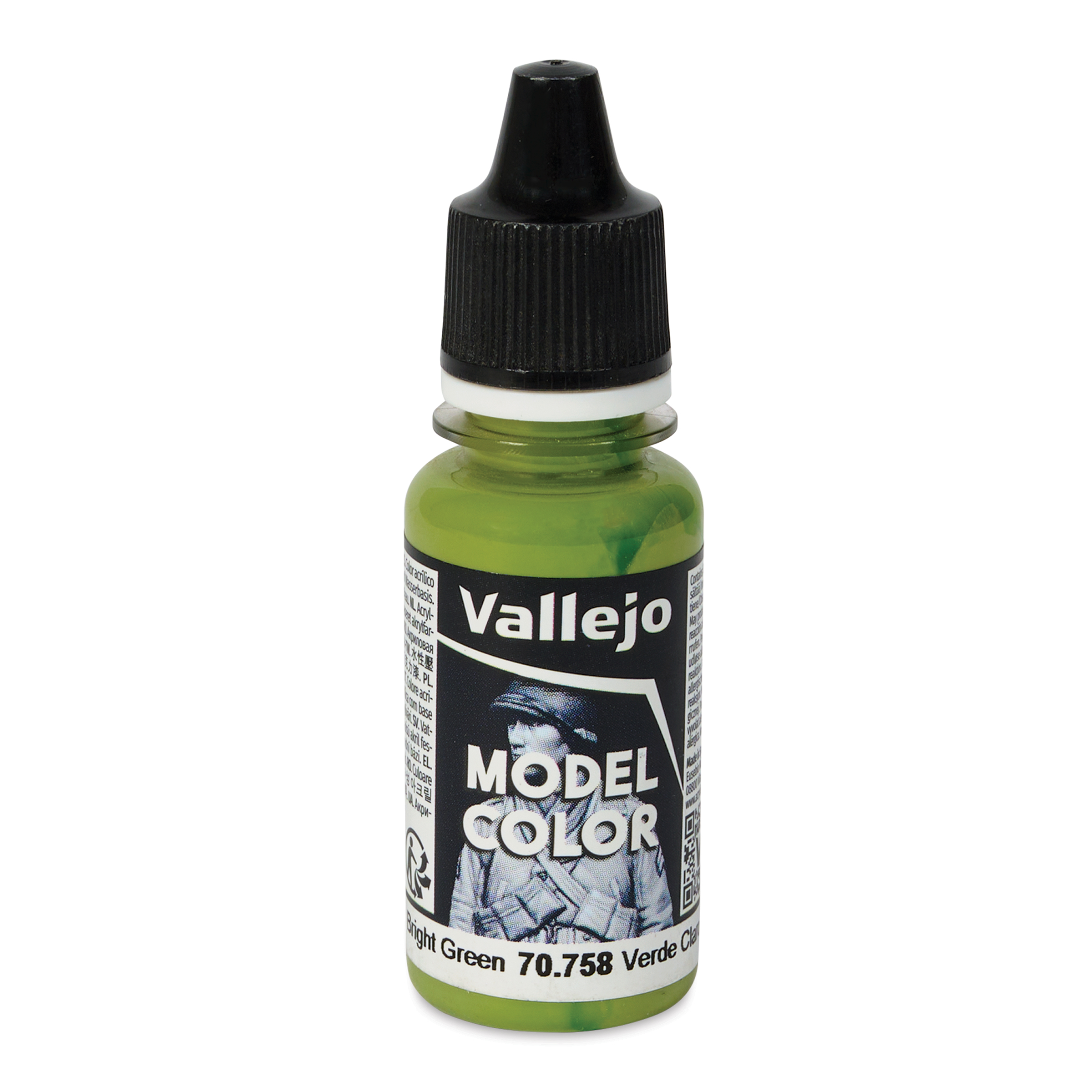 Vallejo Acrylic Model Color Paint - Bright Green, 18 ml | BLICK Art ...