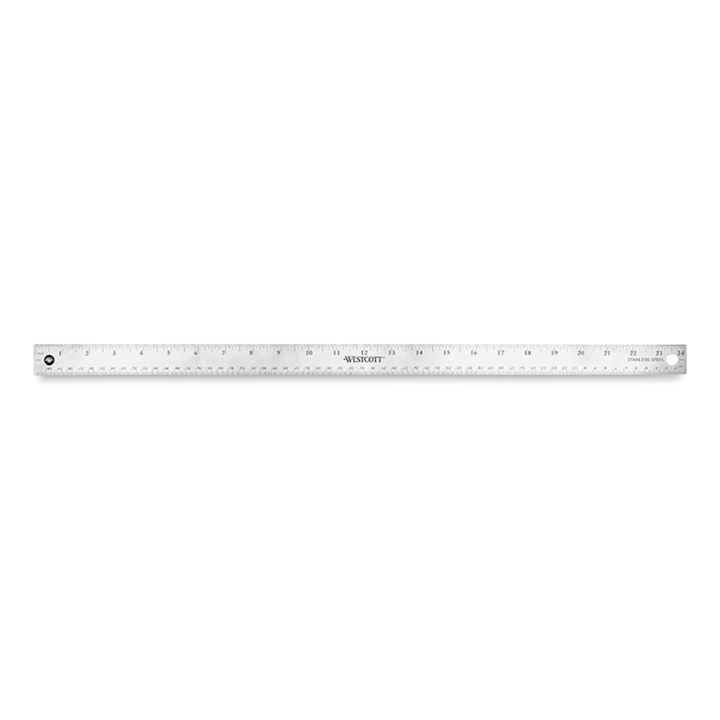 Westcott Flexible Stainless Steel Ruler - 24", Flexible | BLICK Art ...