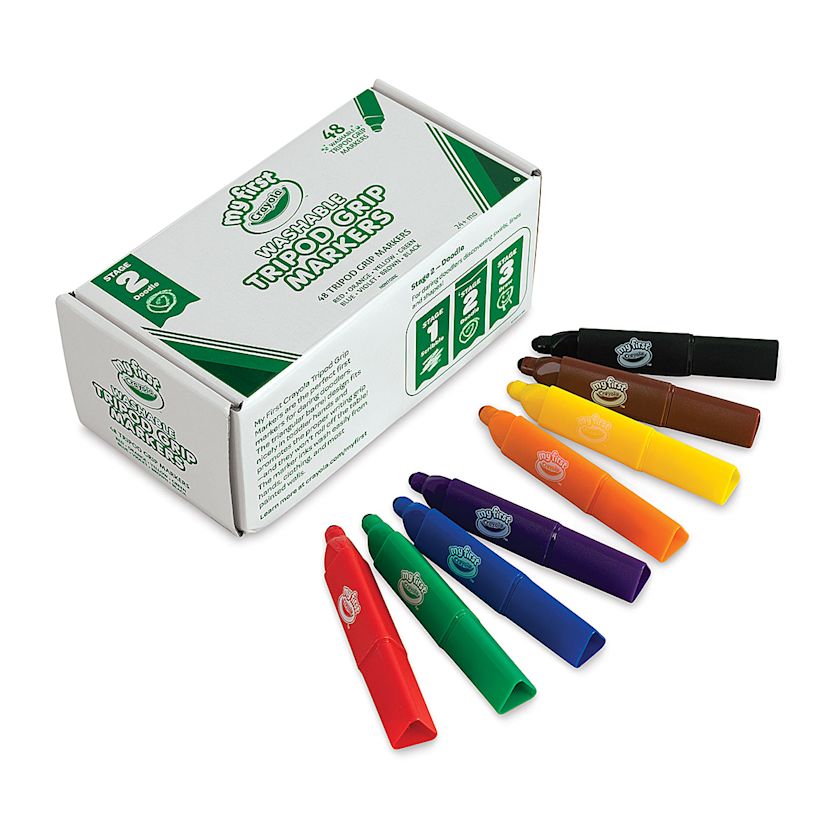 Crayola My First Tripod Grip Markers Classpack | BLICK Art Materials