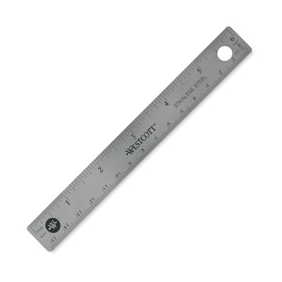 Westcott Flexible Stainless Steel Ruler - 6", Flexible | BLICK Art ...
