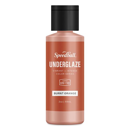 Speedball Ceramic Underglaze - Burnt Orange, 2 oz | BLICK Art Materials