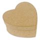 DecoPatch Paper Mache Box - Heart, 2" x 2" x 1" | BLICK Art Materials