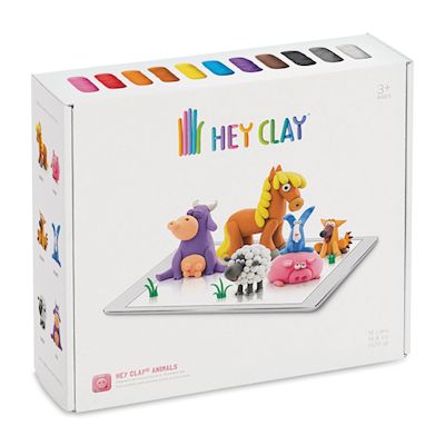 Fat Brain Toys Hey Clay Kit - Animals | BLICK Art Materials