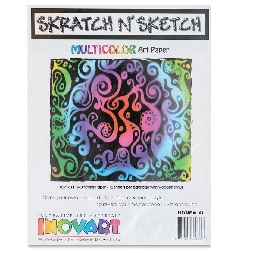 Inovart Skratch N' Sketch Scratch Paper | BLICK Art Materials