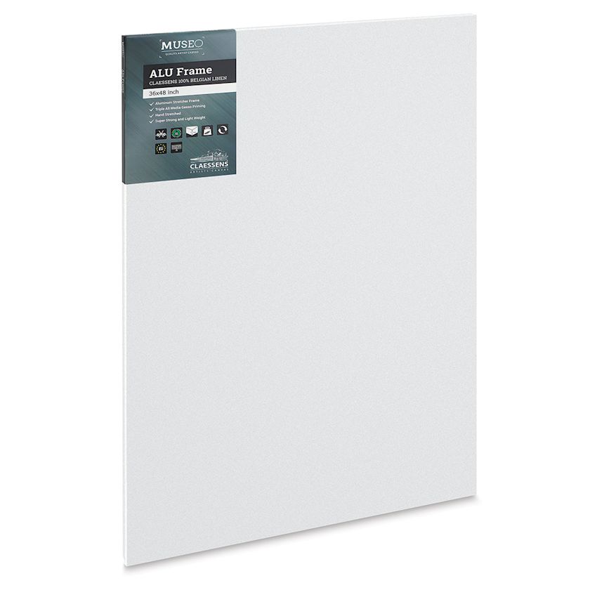 Museo Alu-Frame Claessens Belgian Linen Canvas - 36" x 48", 15/16 ...