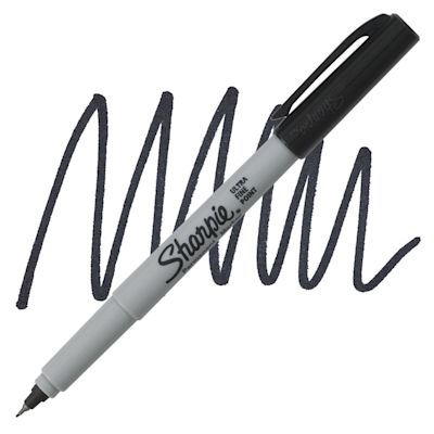Sharpie Ultra-Fine Point Marker - Black, Ultra-Fine Point | BLICK Art ...
