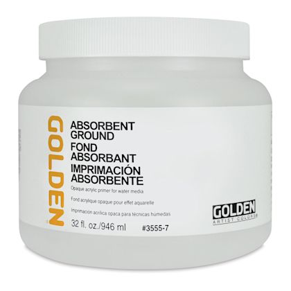 Golden Absorbent Ground - White, Quart | BLICK Art Materials