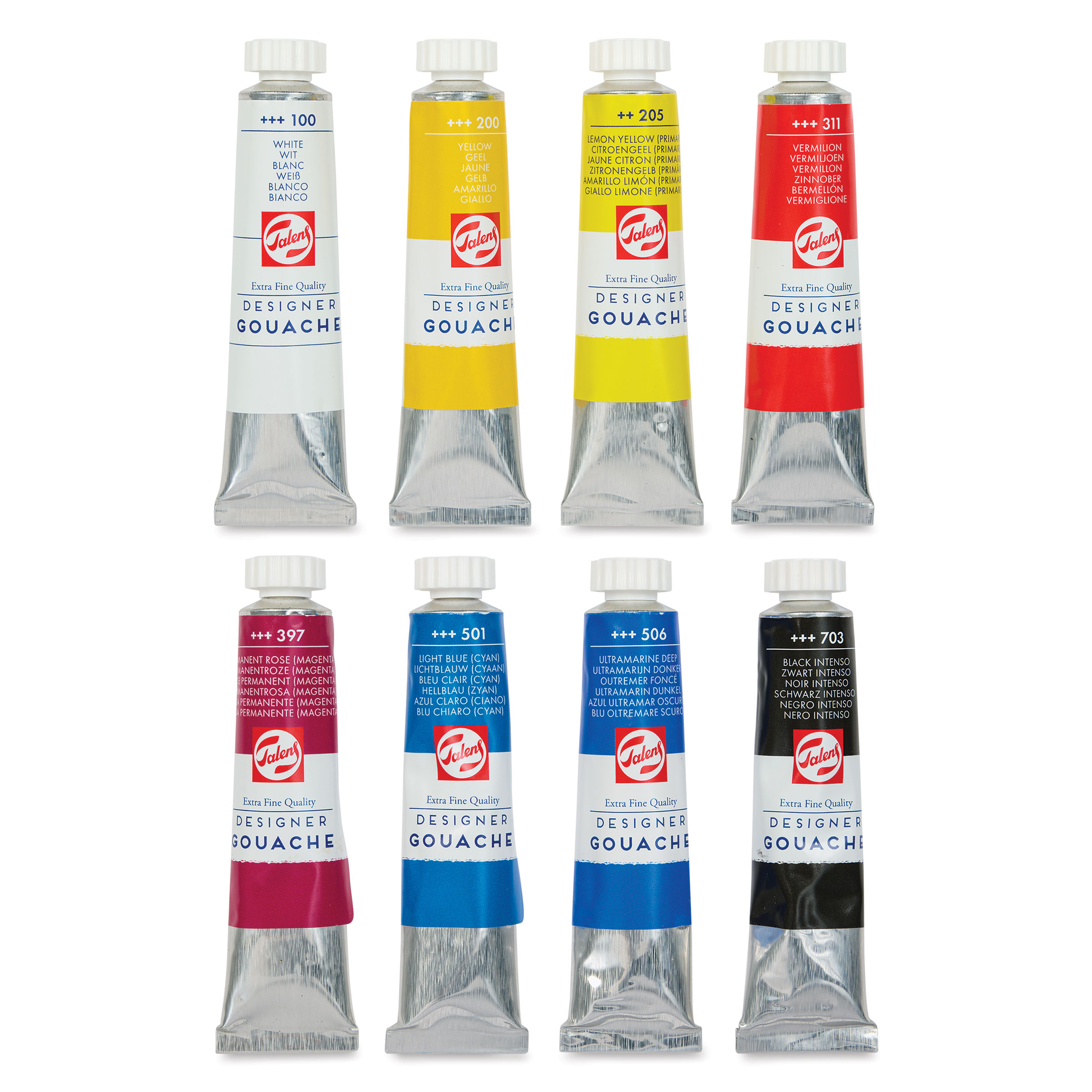 Royal Talens Gouache - Mixing Set of 8, 20 ml tubes | Utrecht Art Supplies