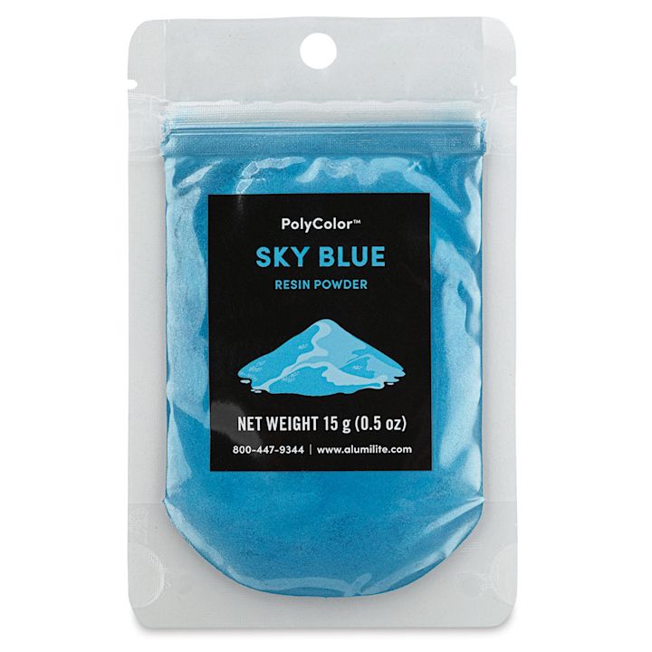 PolyColor Resin Pigment Powder - Sky Blue, 15 g | BLICK Art Materials