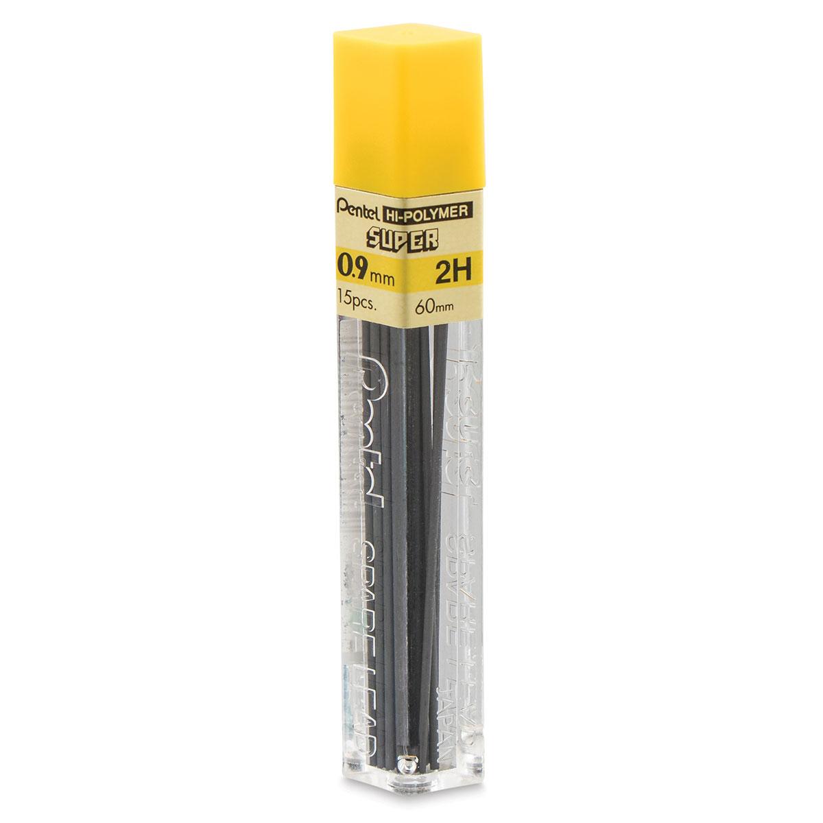 Pentel Hi-Polymer Lead Refills - 0.9 mm, Black, 2H | BLICK Art Materials