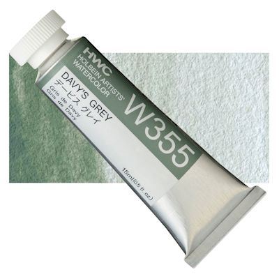 Holbein Artists' Watercolor - Davy"s Gray, 15 ml tube | BLICK Art Materials
