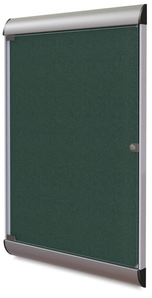 Ghent Silhouette Enclosed Tackboard | BLICK Art Materials