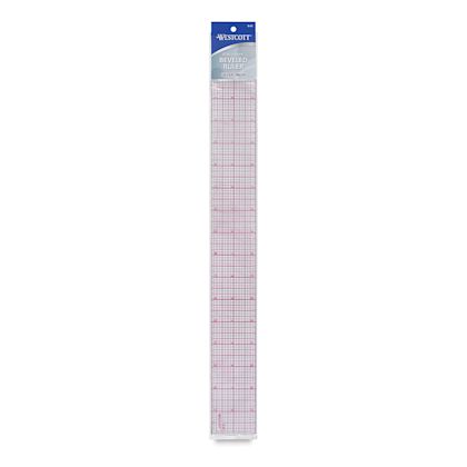 Westcott Plastic Ruler - 18", 8ths | BLICK Art Materials