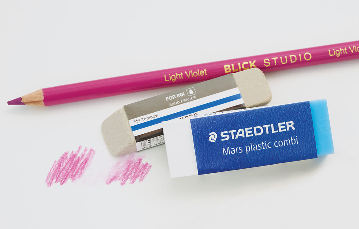 Different Types of Erasers Artists Use | BLICK Art Materials
