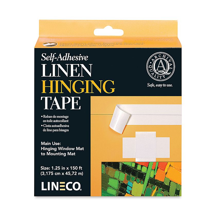 Lineco Self-Adhesive Linen Hinging Tape - 1-1/4" x 150 ft | BLICK Art ...