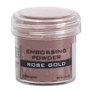 Ranger Embossing Powder - Rose Gold (Metallic), Fine, 1 oz | BLICK Art ...