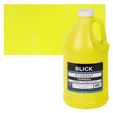 Blick Student Grade Tempera - Primary Yellow, 64 oz | BLICK Art Materials