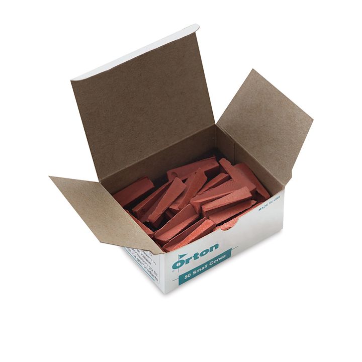 Orton Small Pyrometric Cones, Cone 06 - Box of 50 | BLICK Art Materials