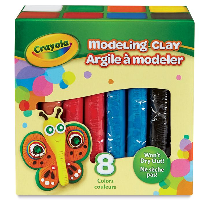 Crayola Modeling Clay - Assorted Colors, 2 lb, Set of 8 | BLICK Art ...