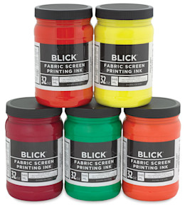 Blick Waterbased Acrylic Fabric Screen Printing Ink Utrecht Art Supplies