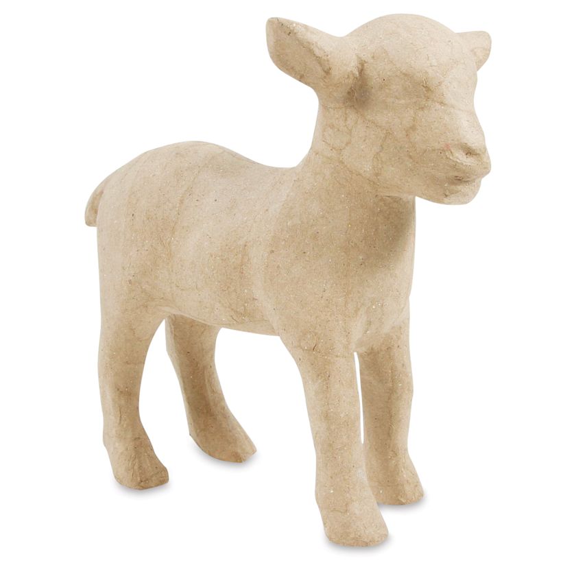 Decopatch Medium Paper Mache Animal - Lamb | BLICK Art Materials