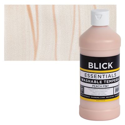 Blick Washable Tempera Paint - Peach, 16 oz | BLICK Art Materials