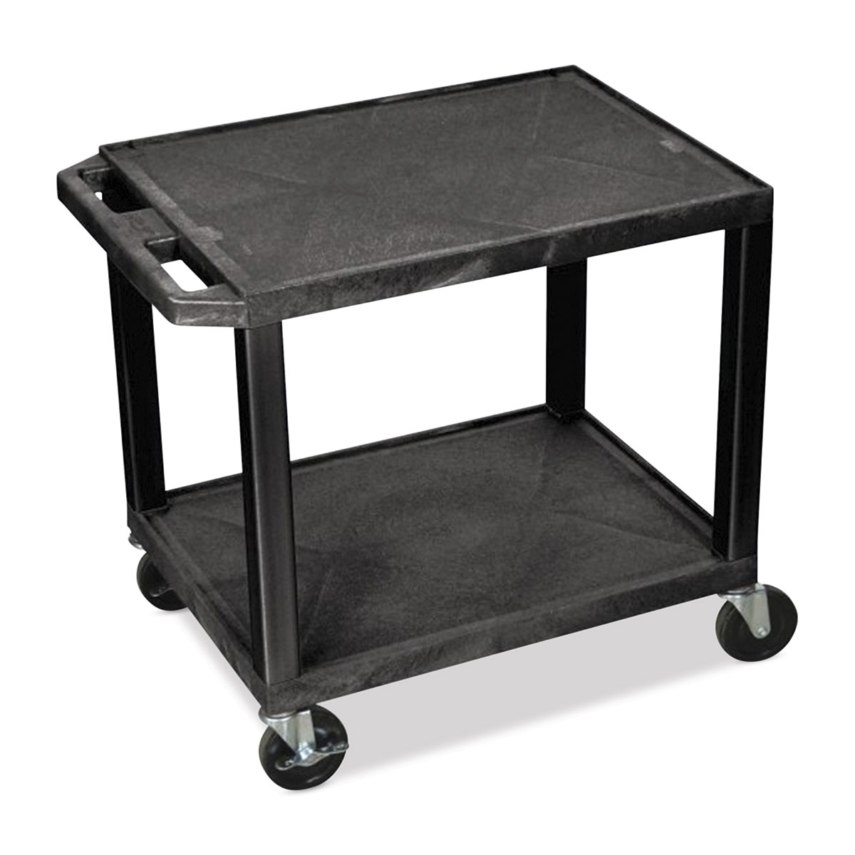 Tuffy Multi-Purpose Art Cart - 26", Black, 2 Shelf | BLICK Art Materials