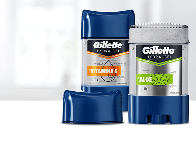 Antitranspirantes Hydra Gel | Gillette Brasil