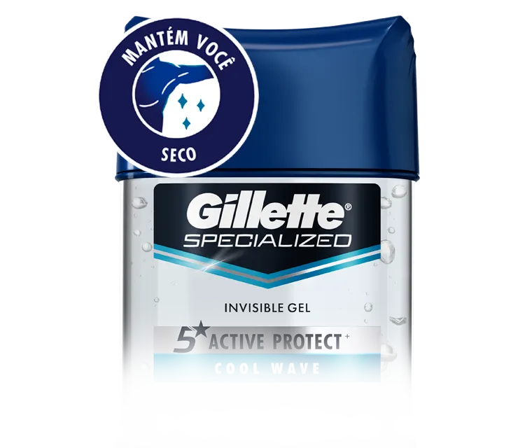 Antitranspirantes Gel Invisível | Gillette Brasil