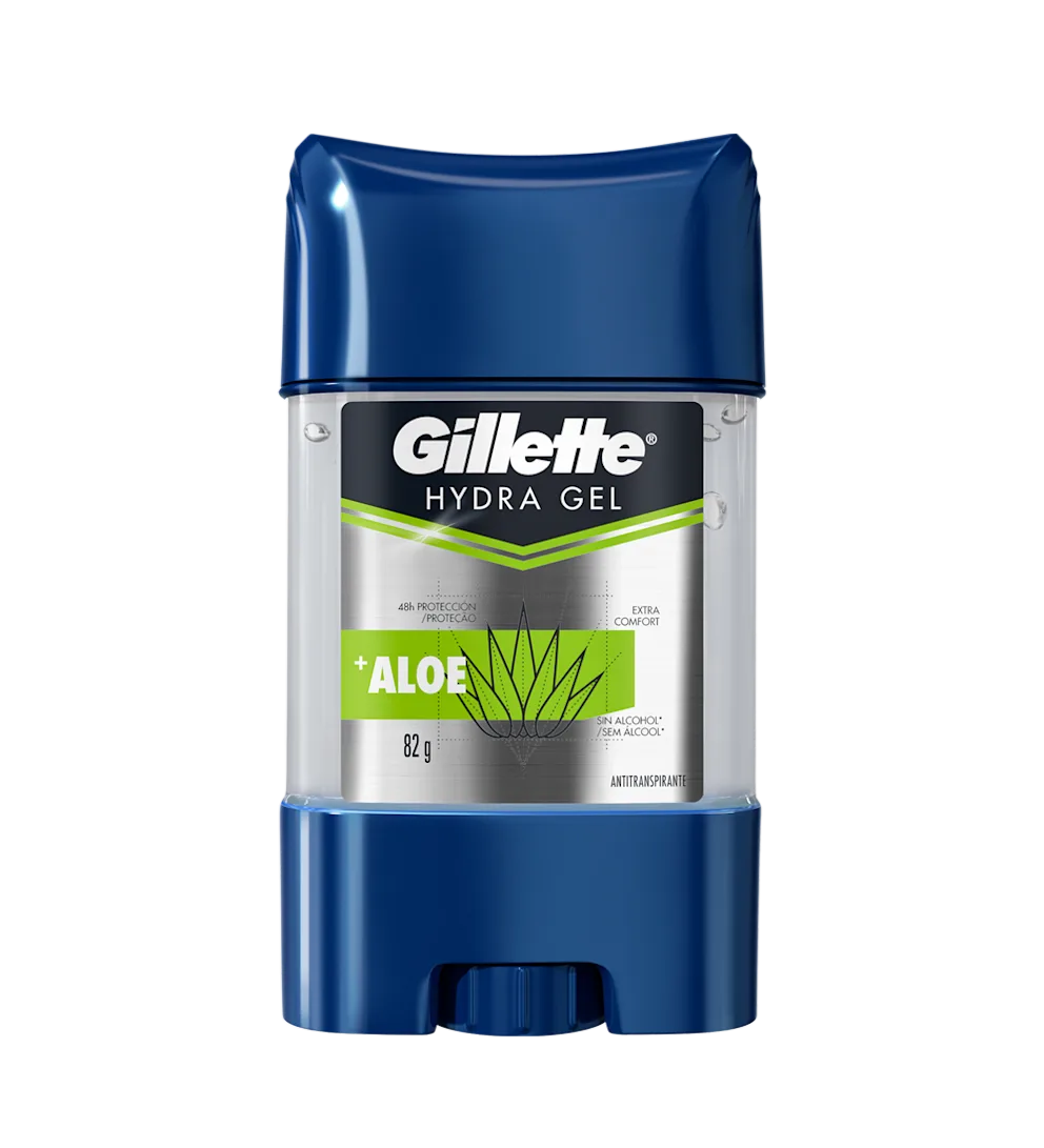 Gel Invisible Antitranspirante Hydra Gel Aloe | Gillette Latino