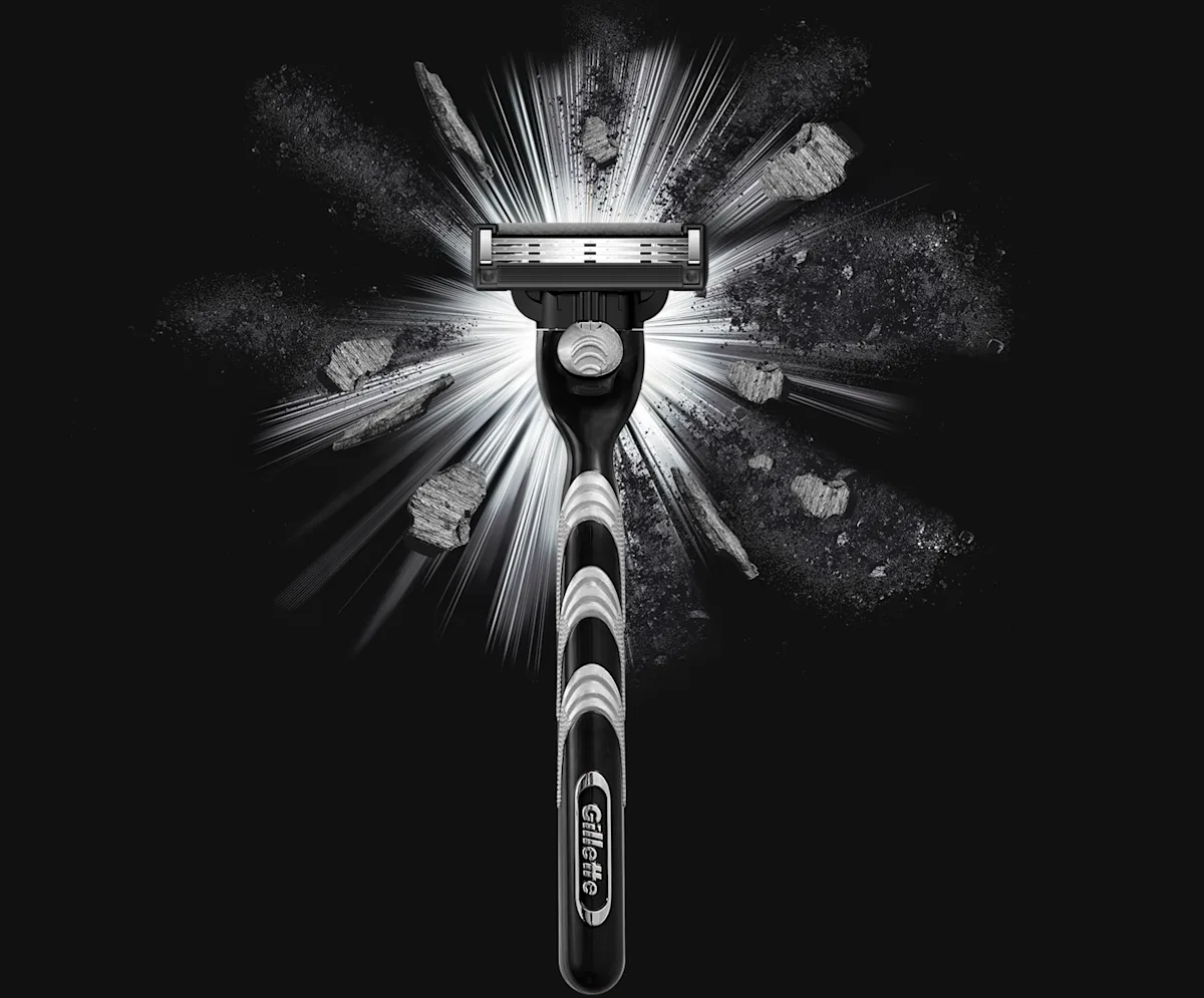 Aparelho de Barbear Gillette Mach3 Carbono