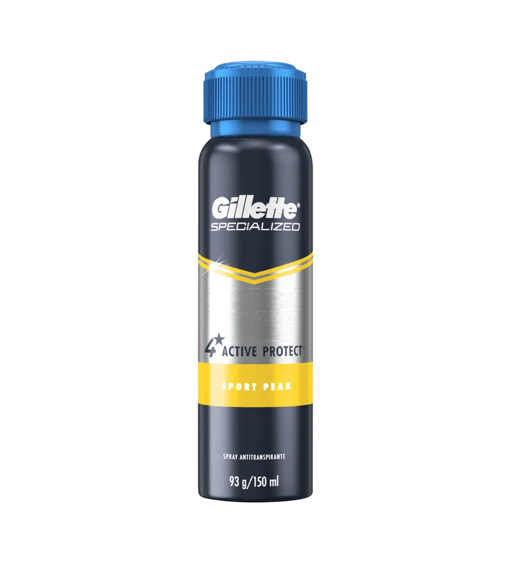 Spray Antitranspirante Sport Peak para Hombre | Gillette Latino