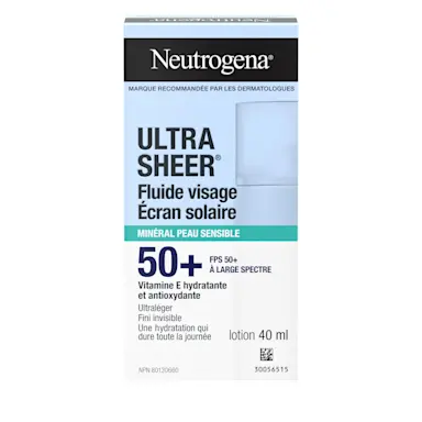 ULTRA SHEER® Face Sunscreen, SPF 50 | NEUTROGENA®