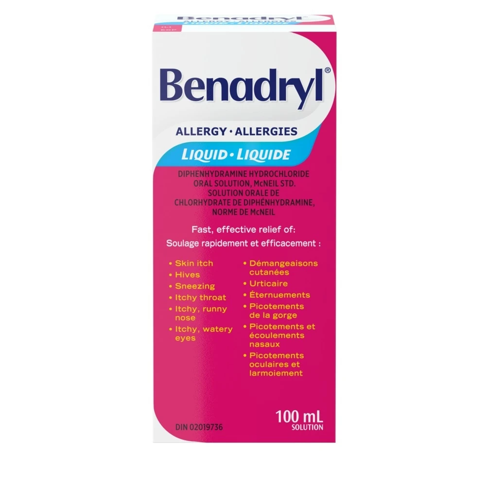 Liquid Elixir for Allergic Reaction Relief | BENADRYL® Canada