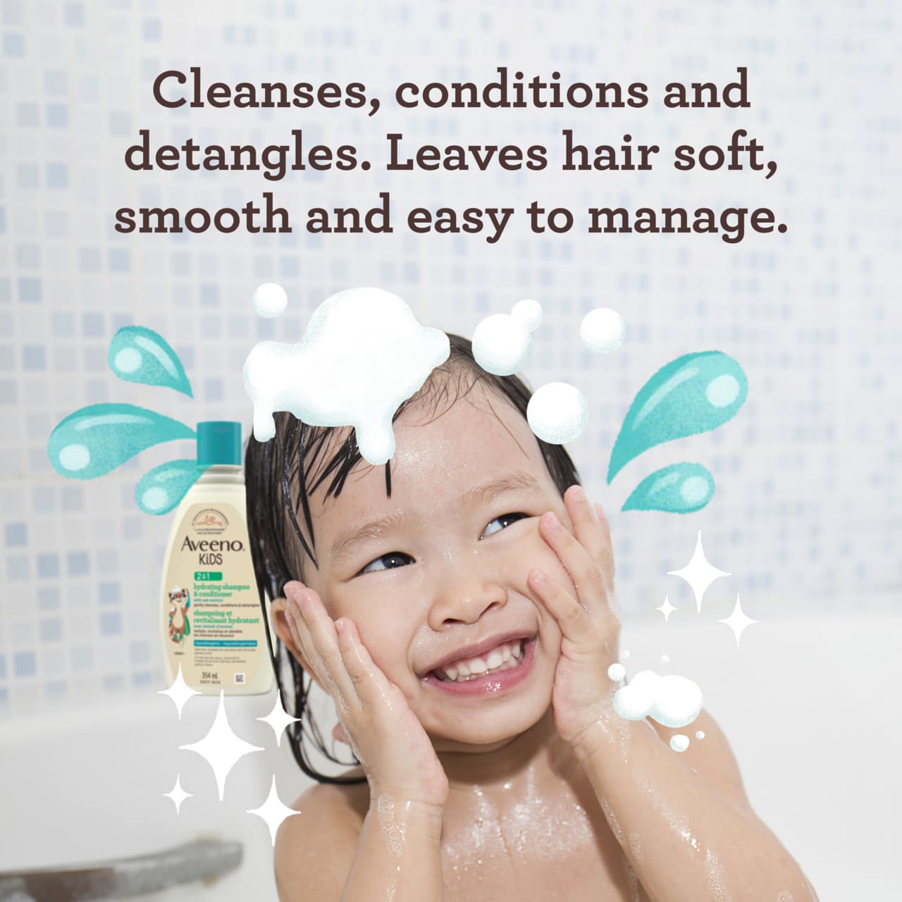 Kids Hydrating Shampoo & Conditioner | AVEENO® Kids
