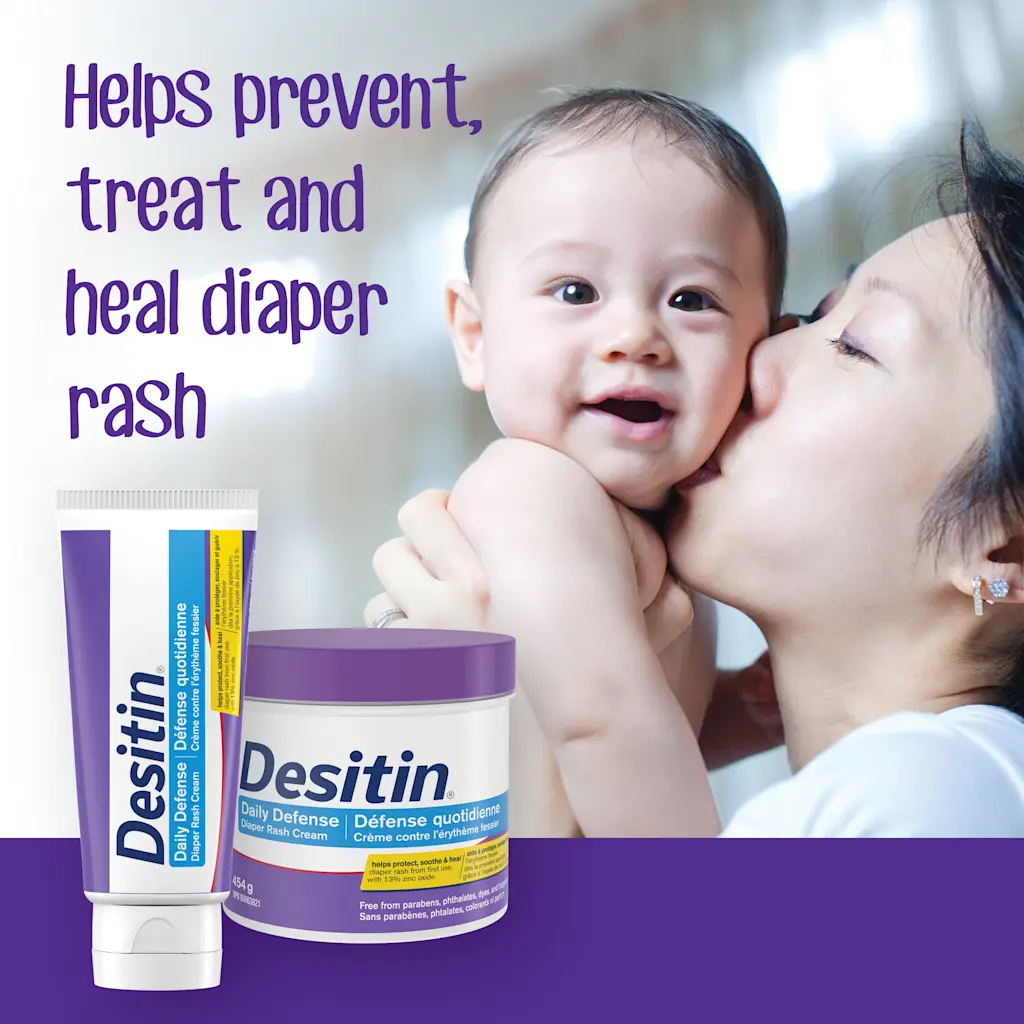 Daily Defense Diaper Rash Cream | Desitin® Canada