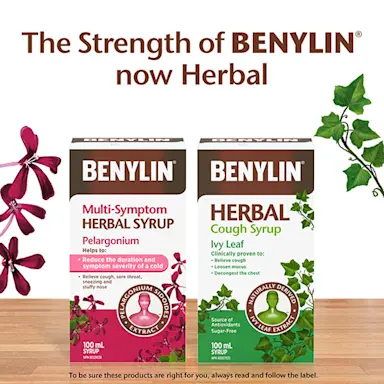 BENYLIN® Multi-Symptom Herbal Syrup Pelargonium