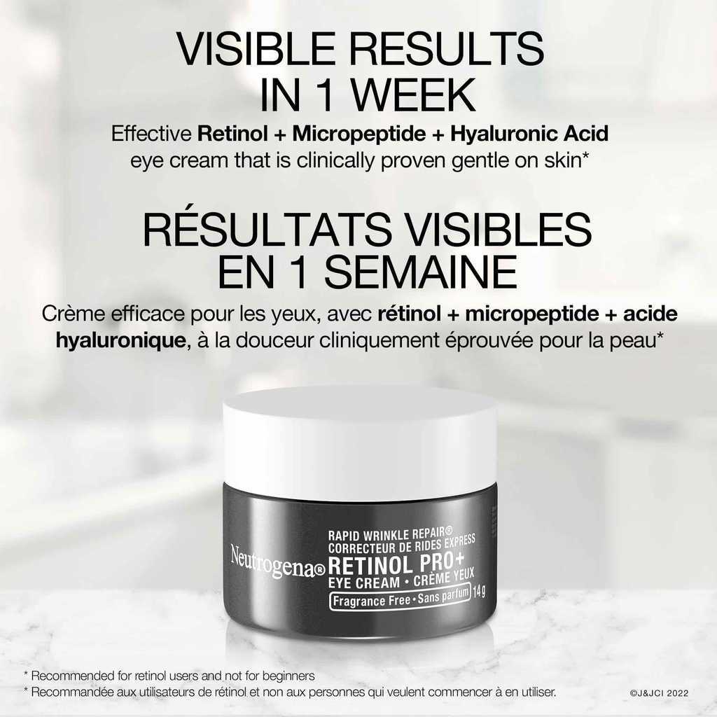 Rapid Wrinkle Repair® Retinol Pro+ Eye Cream | NEUTROGENA®