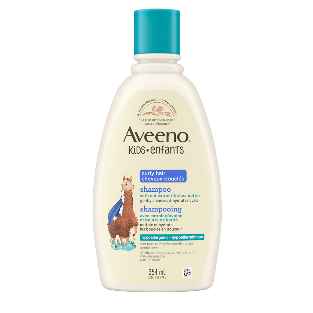 Kids Curly Hair Shampoo to Gently Cleanse & Define Curls | AVEENO®