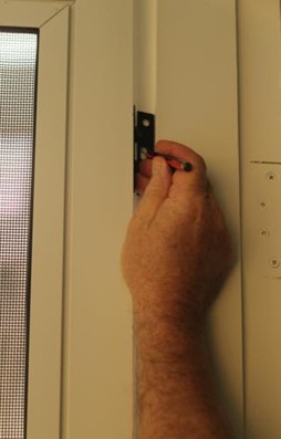 How To Install a hinged screen door
