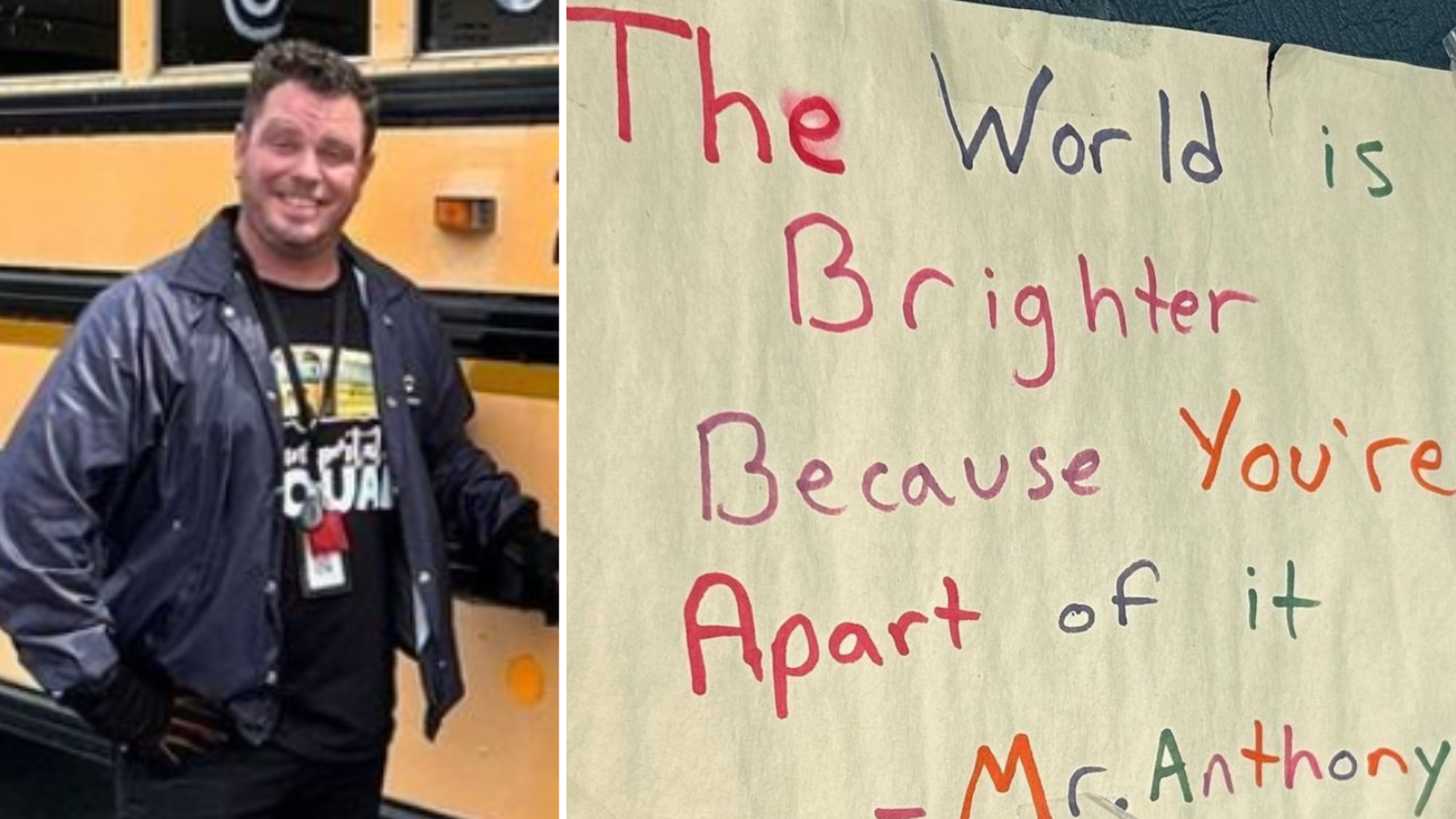 Bus Driver Decorates School Bus With Positive Messages, Artwork ...