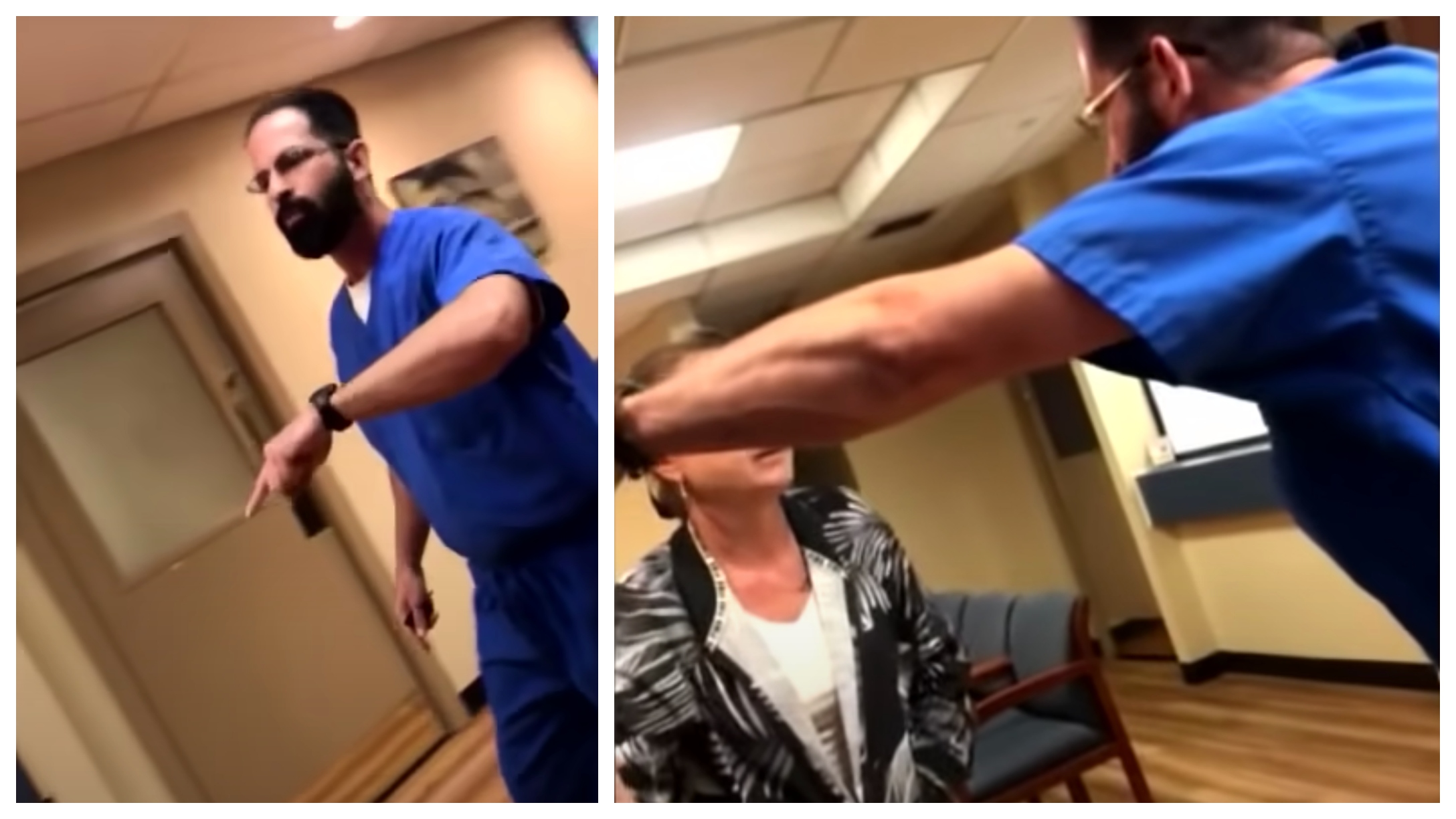 Personal Video Footage Shows A Doctor Throwing A Patient Out Of His ...